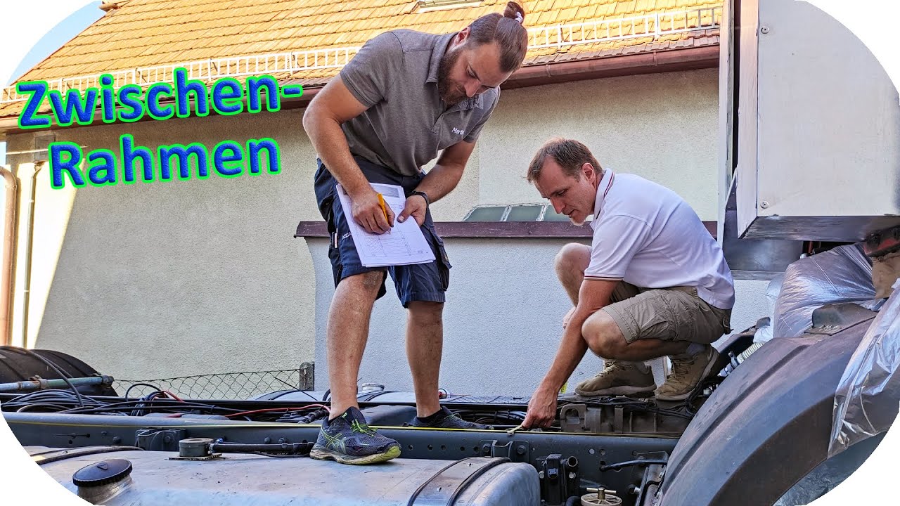 Wie baut man einen Zwischenrahmen für einen Allrad-LKW? - mit dem ...