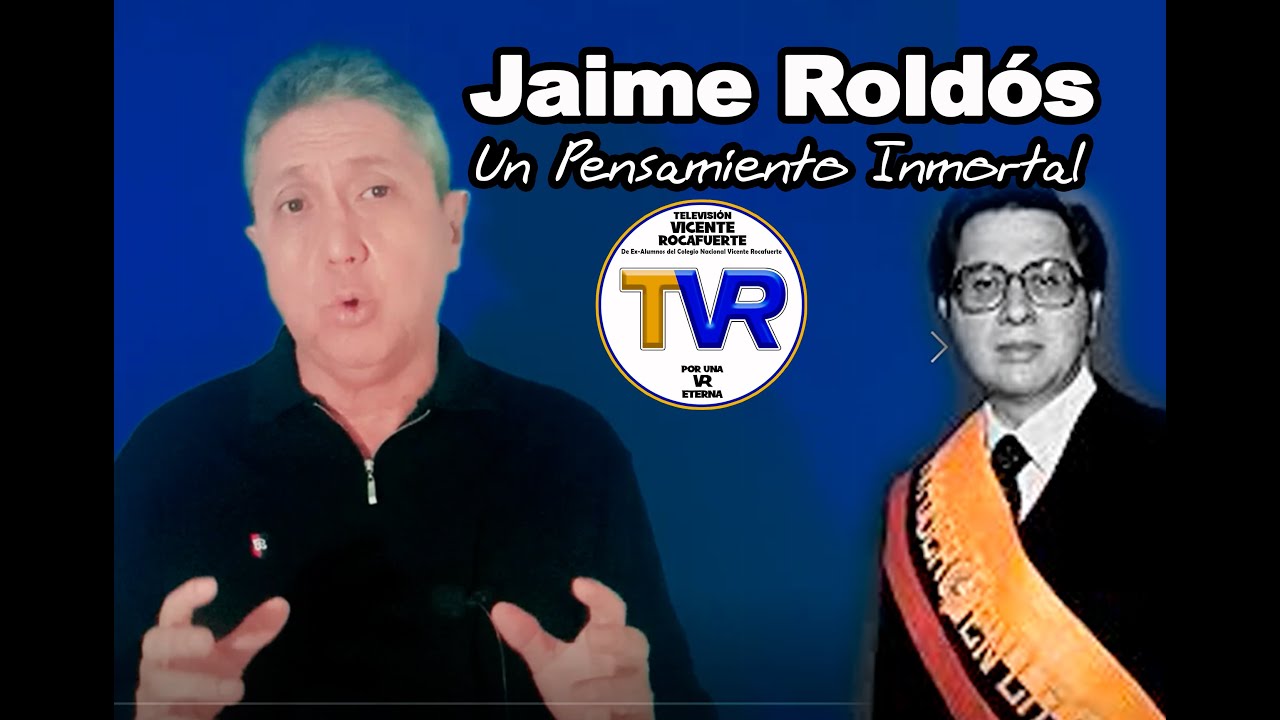 JAIME ROLDÓS // Un Pensamiento Inmortal - YouTube