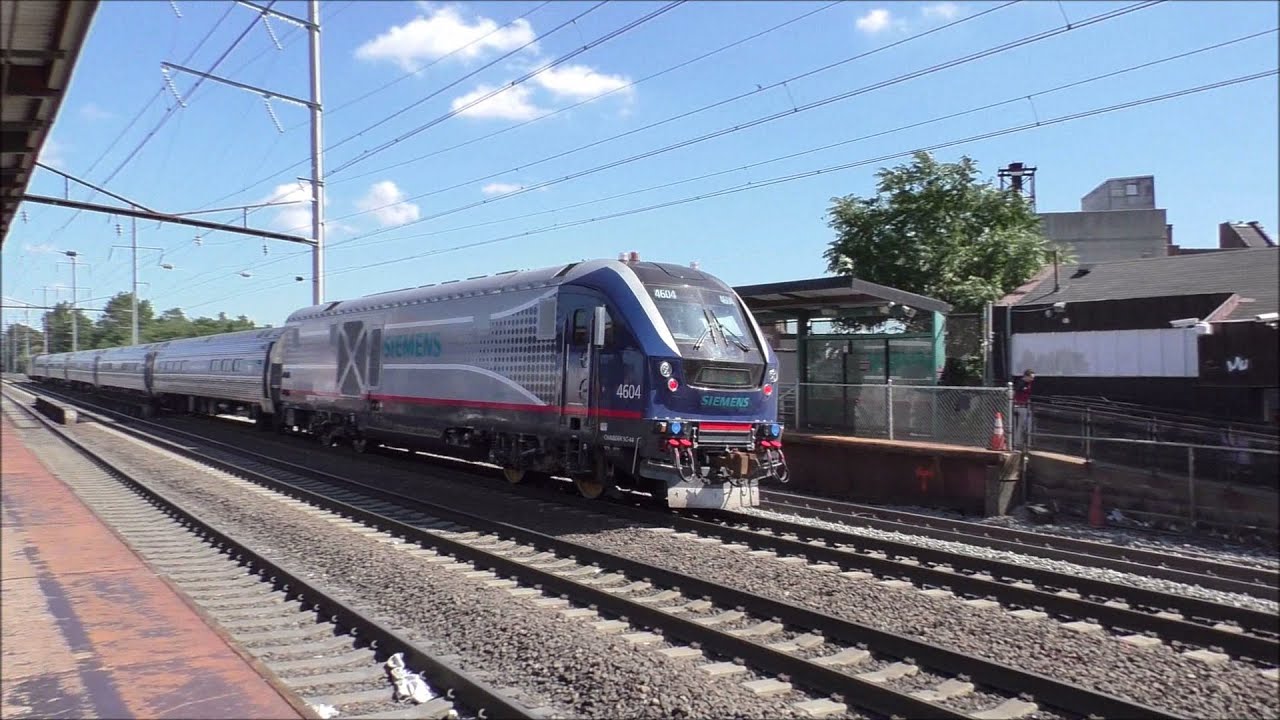 Amtrak HD EXCLUSIVE 60fps: Siemens Charger SC-44 4604 Deadhead Move to ...