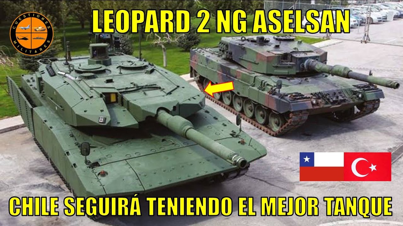 🔵 T1E244 Leopard 2 NG de ASELSAN seria el modelo escogido por FAMAE en el proyecto PROACO. - YouTube