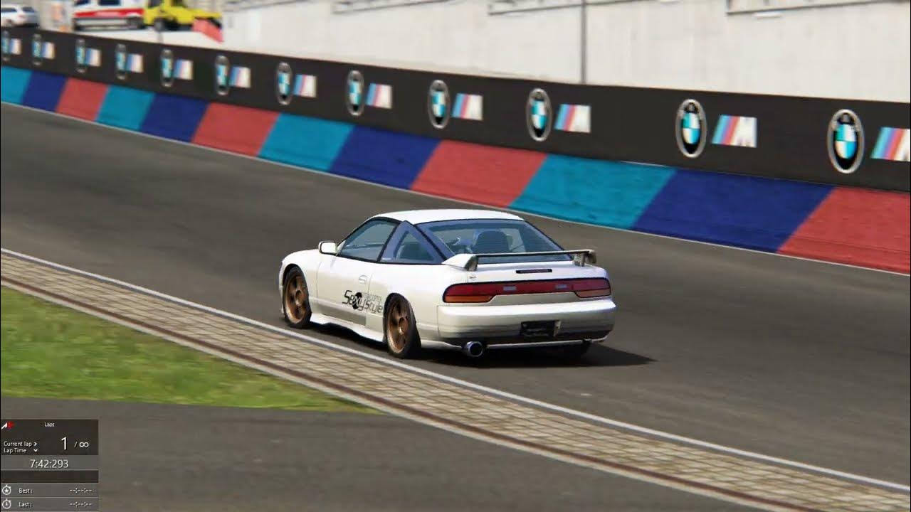 Assetto Corsa Nordschleife Nissan Sileighty RPS13 TW Spec World Record 7:42.735 TV Cam - YouTube