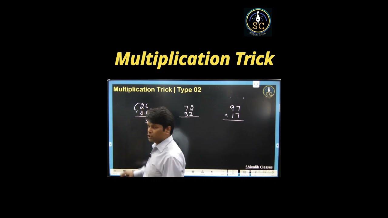 MULTIPLICATION TRICK| Multiply of two numbers having sum of unit digits = 10| #shortss - YouTube