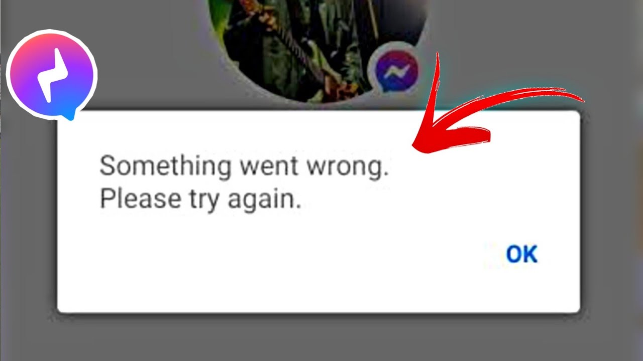 Facebook Messenger Fix Something went wrong. Please try again | Login ...