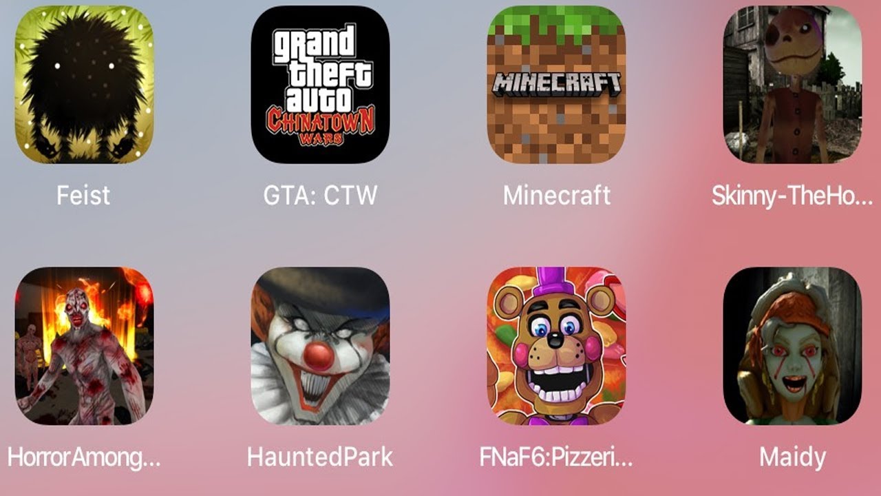 Feist,GTA CTW,Minecraft,Skinny Horror,Haunted Pank,FNAF 6,Maidy - YouTube