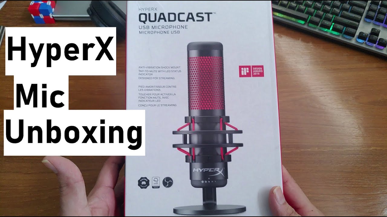 HyperX QuadCast Microphone | Unboxing - YouTube