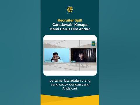 Cara Jawab Pertanyaan Interview: "Kenapa Kami Harus Memilih Anda?" - YouTube