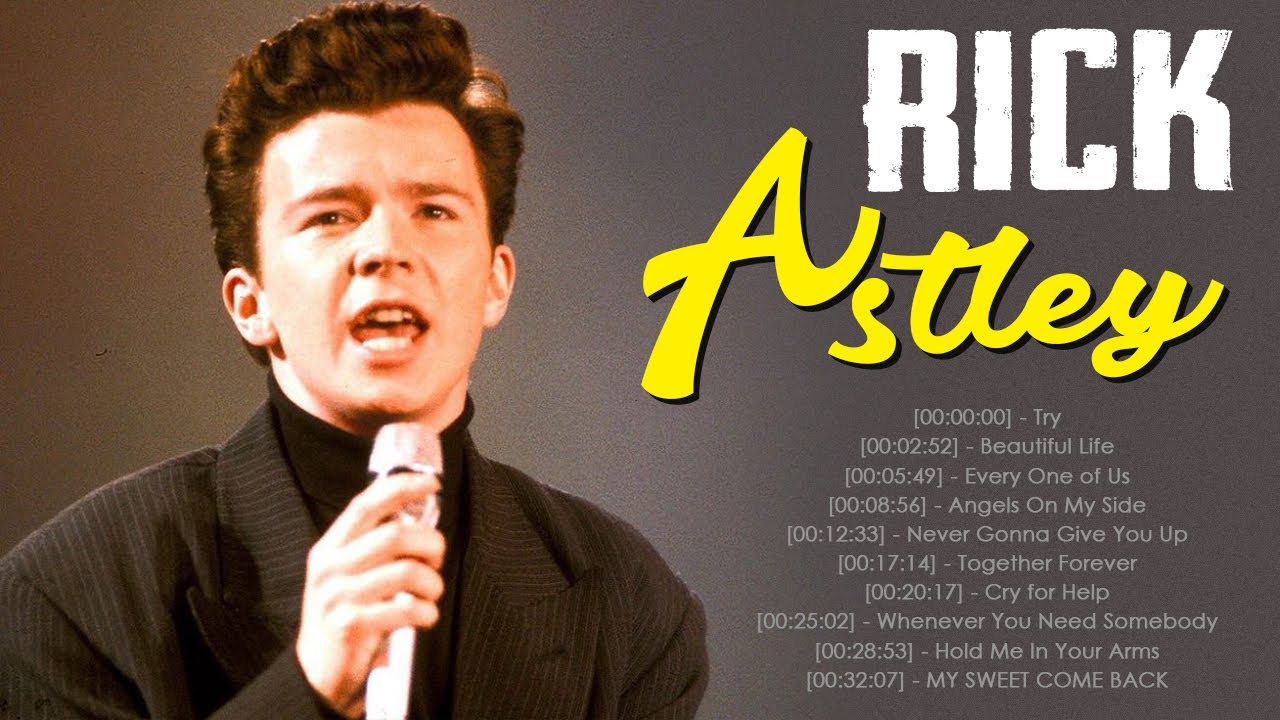 Rick Astley Full Album - Top Songs of the Rick Astley - Best Playlist ...