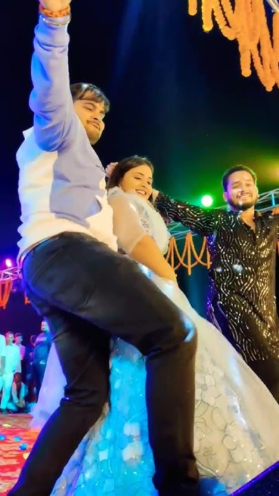 Arvind Akela Kallu Anupama Yadav , रौशन सिंह एक साथ dance करिया समीजवा पर #stage_show #shorts ...