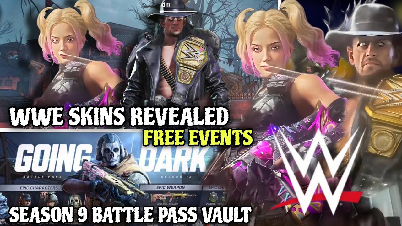 Season 9 WWE Characters Skins | S9 Battle Pass Vaults | New Events ...