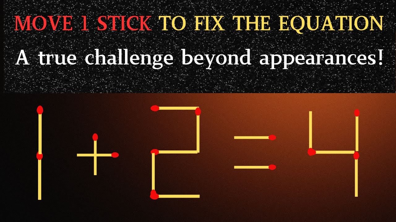 Fun, brain exercises. Matchstick quiz#39#Matchsticks #Puzzle # ...