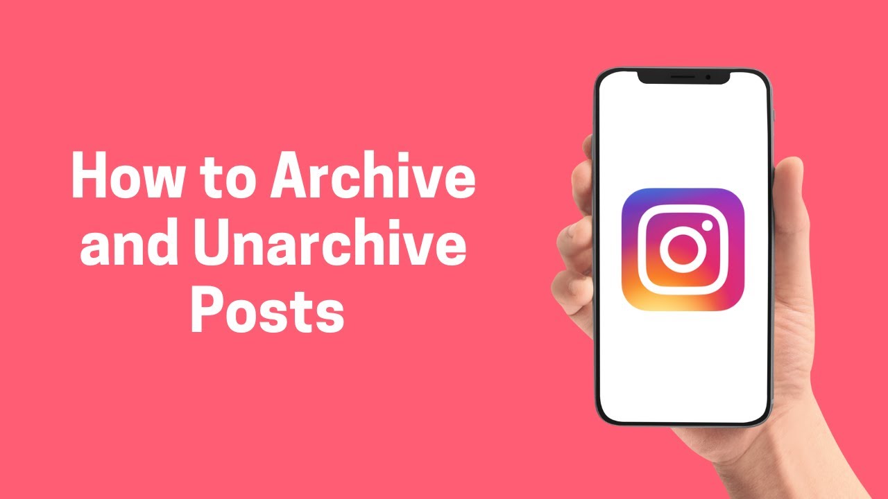 [Instagram] How to ARCHIVE and UNARCHIVE Posts 2022 (Instagram) - YouTube