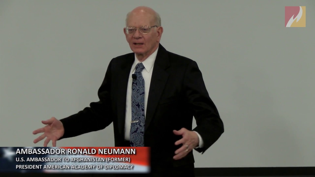 Ambassador Ronald E Neumann: Looking Ahead in American Foreign Policy ...