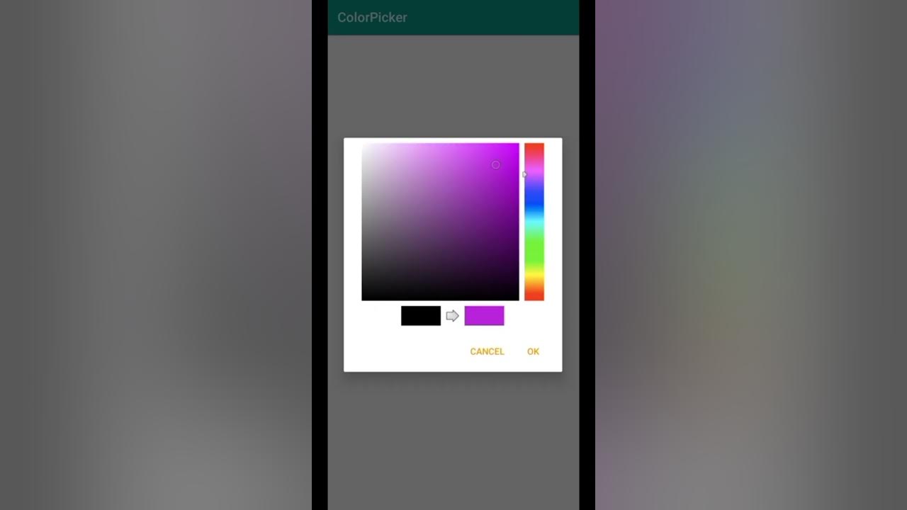 How to create Color Picker app - YouTube