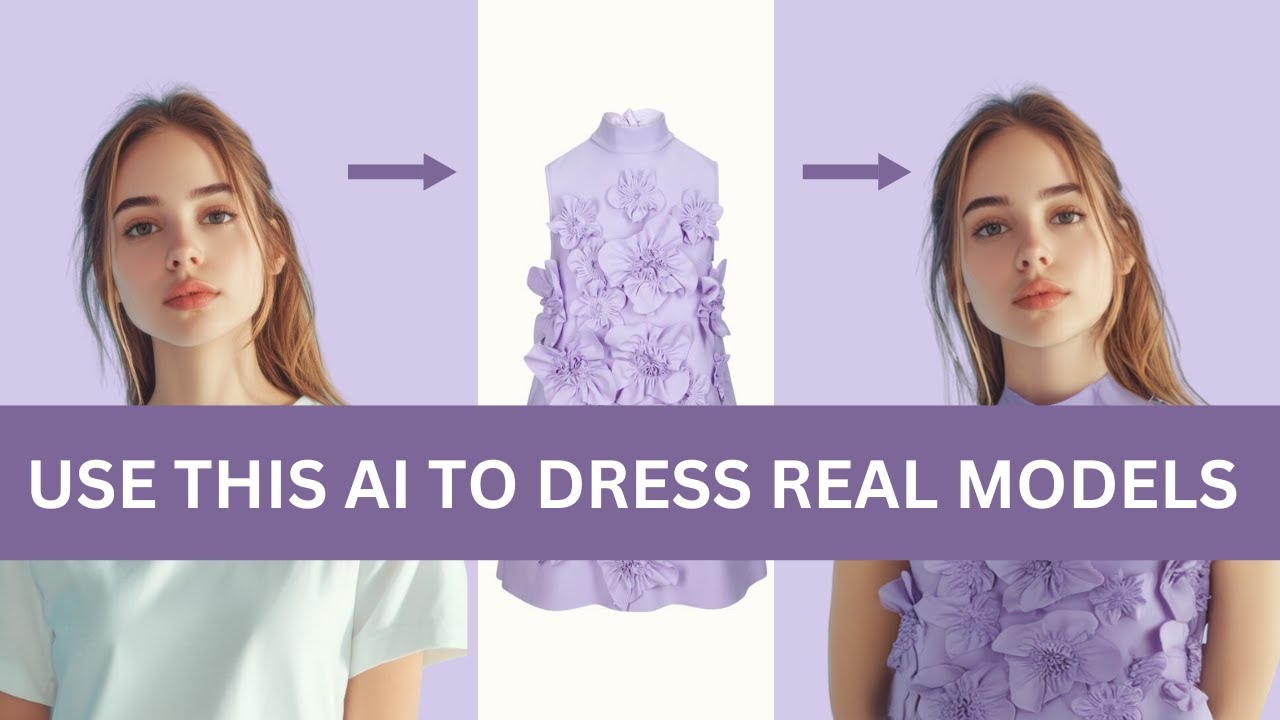 Use AI To Dress Real Models - Virtual Try On Style Fit Tutorials - YouTube