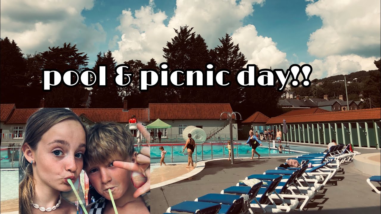 POOL & PICNIC DAY!! 🧺🏊‍♀️ - YouTube