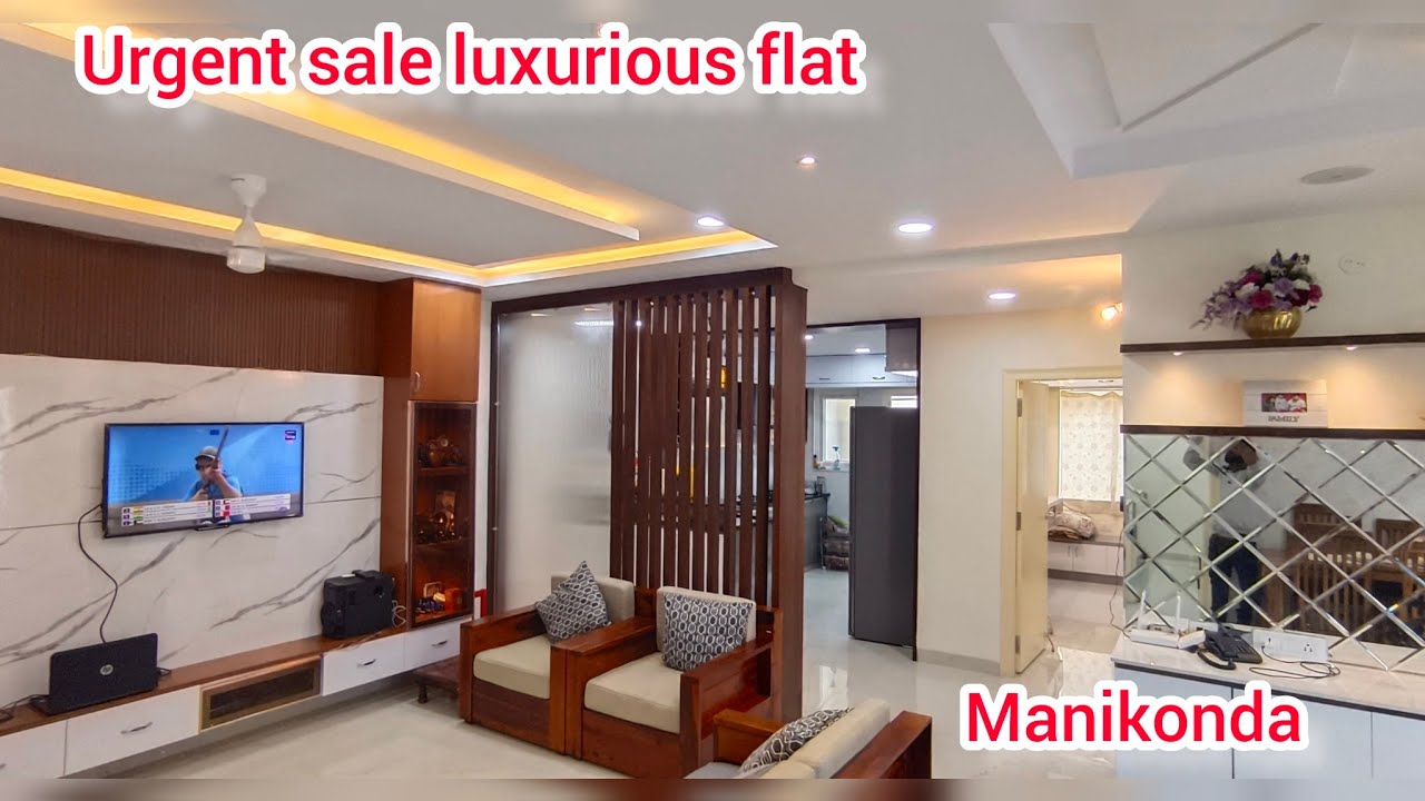 3bhk luxurious flat for sale Manikonda || semigated|| low budget flats|| Pride properties - YouTube
