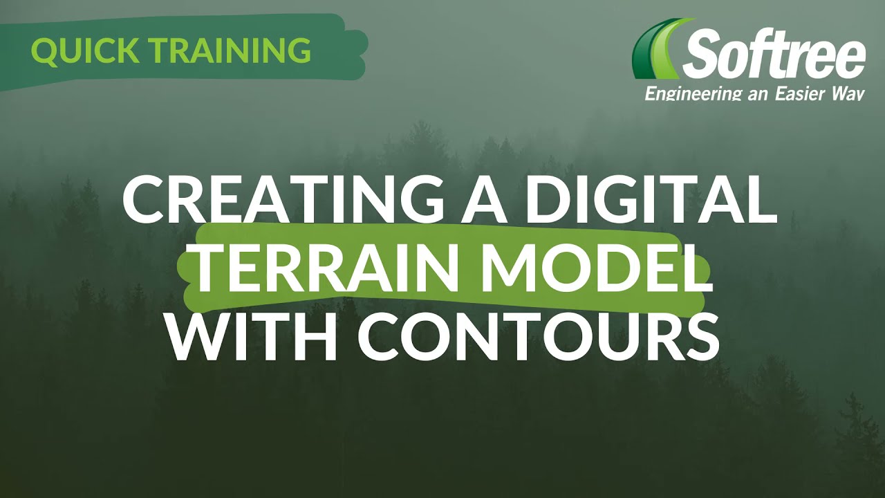 Softree Training Creating A Digital Terrain Model With Contours YouTube Softree Training Creating A Digital Terrain Model With Contours YouTube
