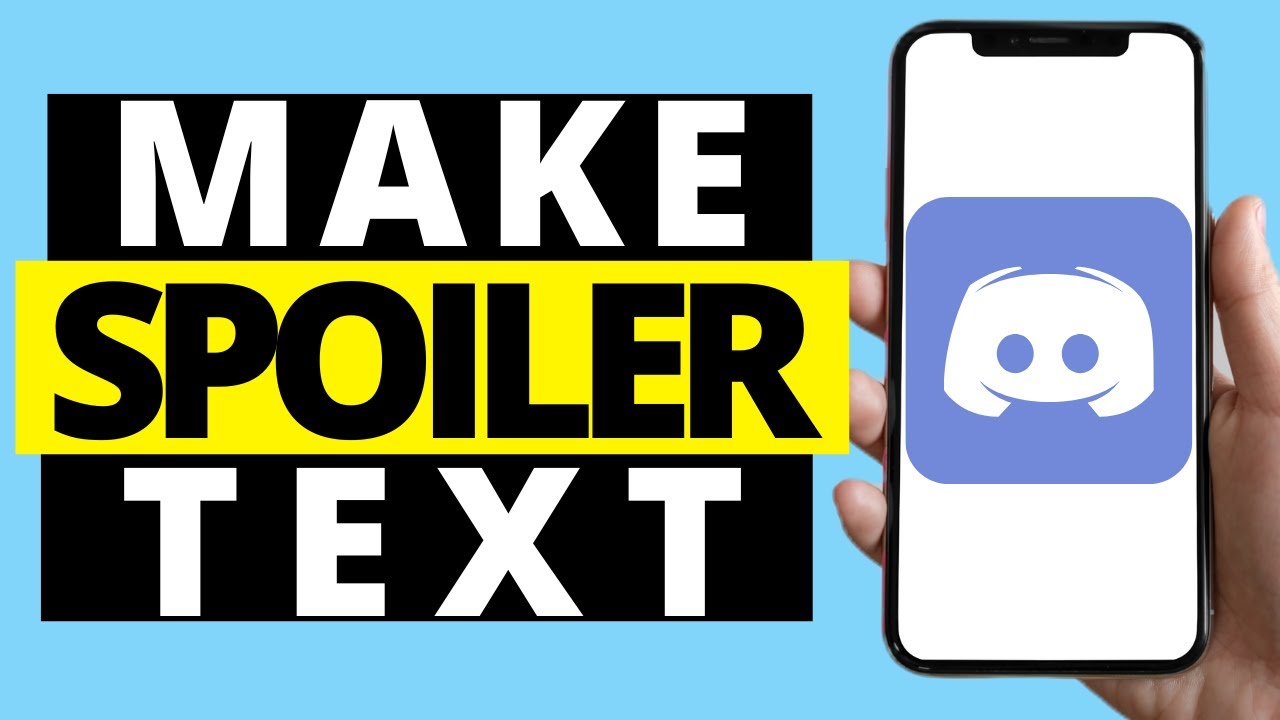 How To Make Spoiler Text On Discord Mobile YouTube How To Make Spoiler Text On Discord Mobile YouTube