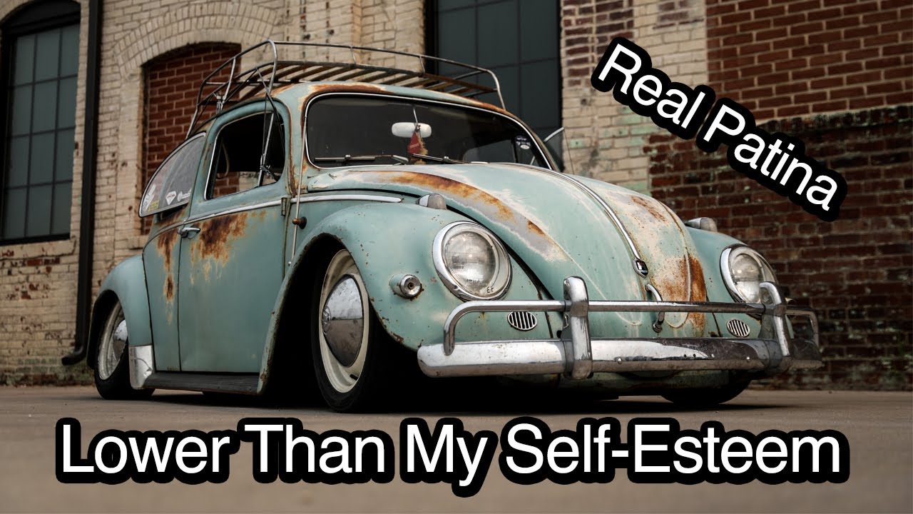 Air Cooled VW Beetle | Bagged & Patina Style - YouTube