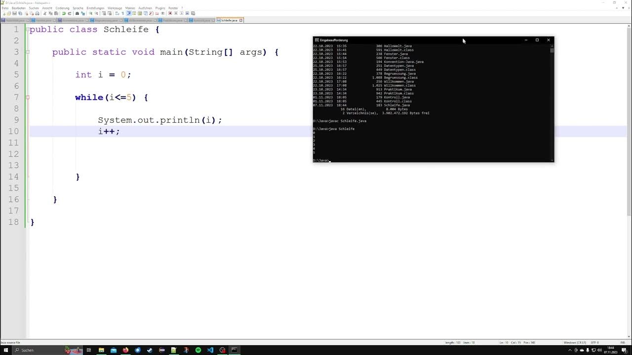 Programmieren in Java 1: Video 21 | while-Schleife - YouTube