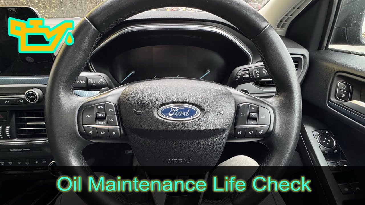 2019 FORD FOCUS - How to Check the Oil Maintenance Life - YouTube