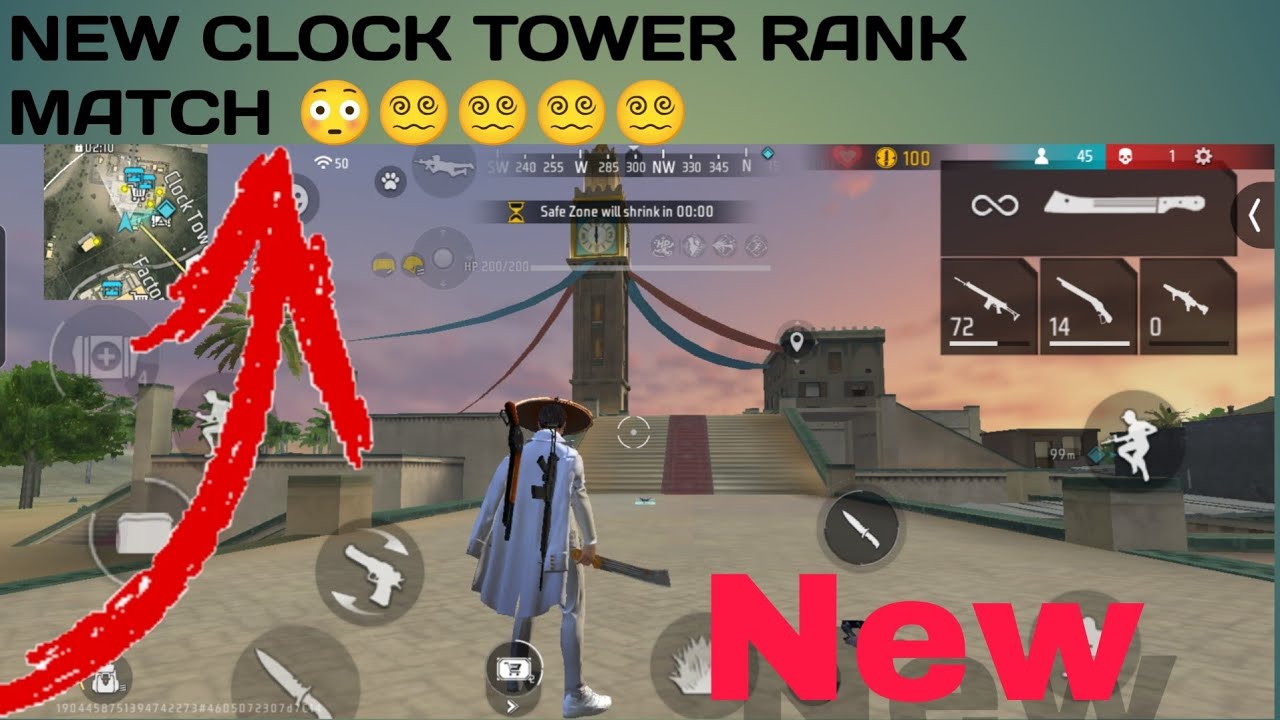 New-Clock tower rank match ☝️ funny video Please share this video and ...