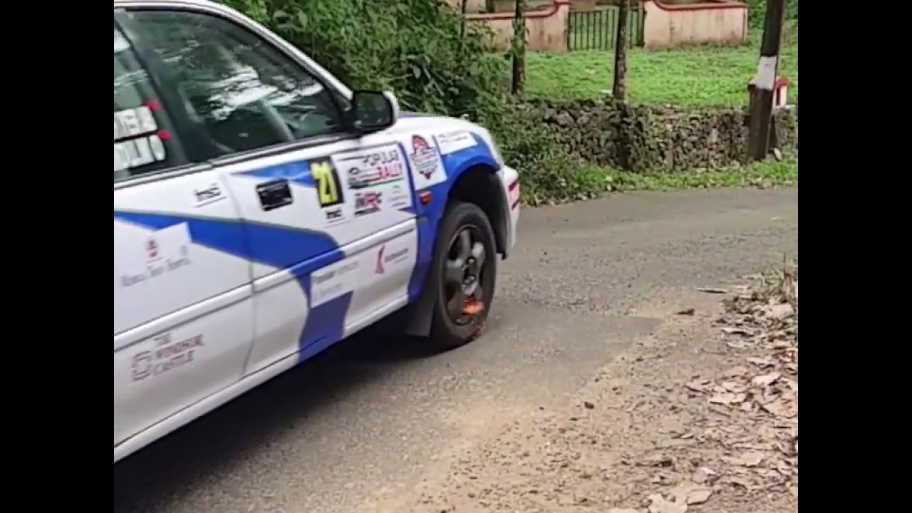 Brakes on fire - YouTube