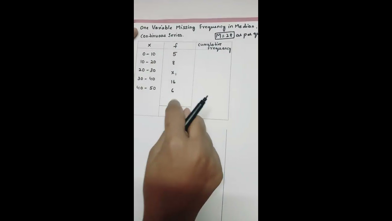 How To Calculate Missing Frequency In Median YouTube how-to-calculate-missing-frequency-in-median-youtube