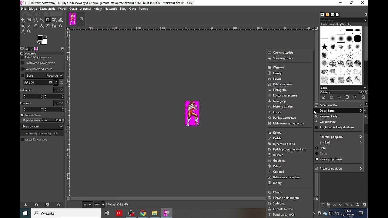 OpenBoR How to create color palette for characters - YouTube