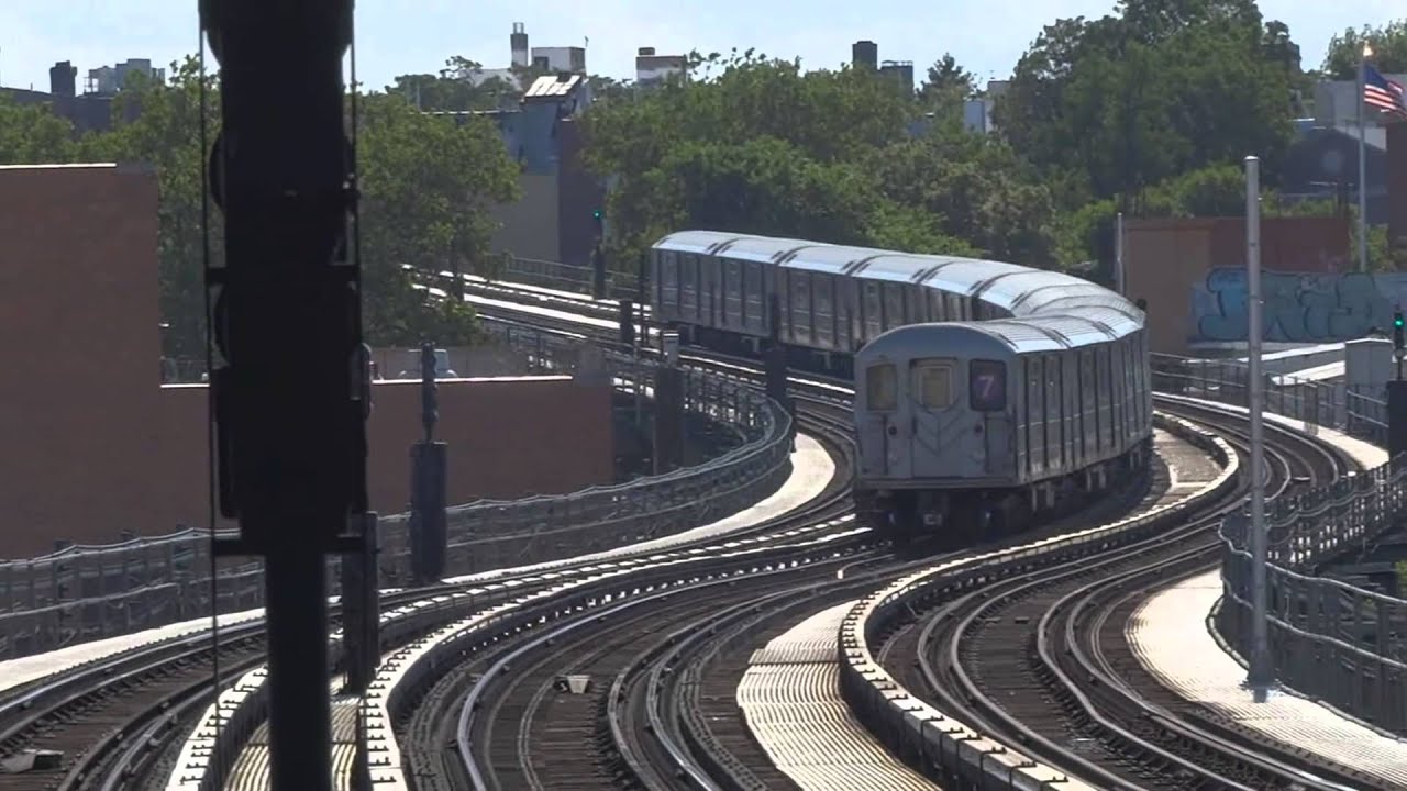 IRT Flushing Express: Manhattan bound R-62A & R-142A/R-188 7 express ...
