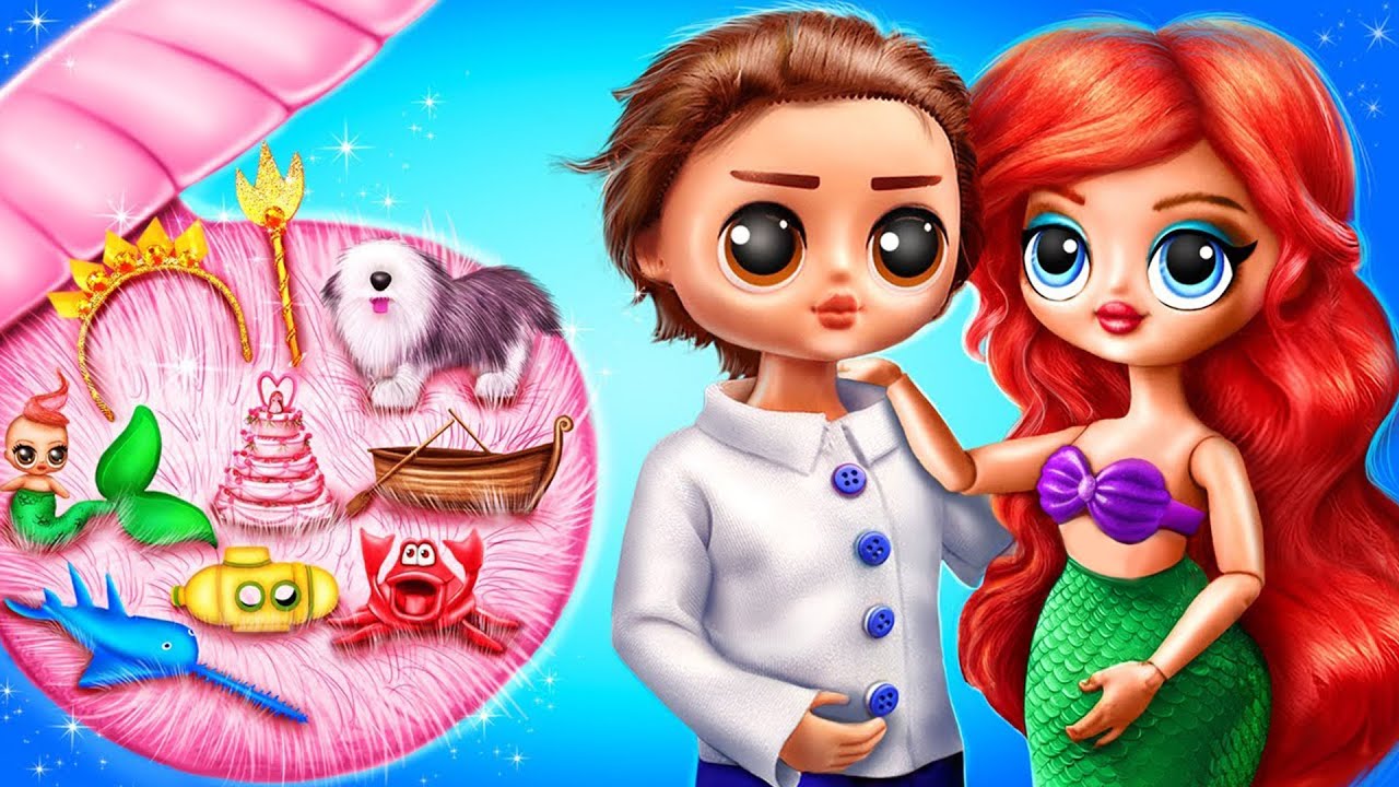 Adventures of Princess Ariel! The Little Mermaid Family! - YouTube