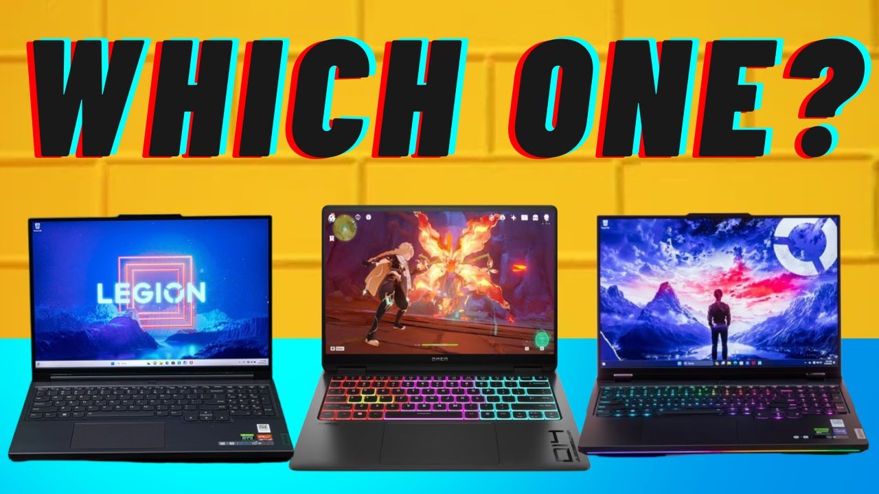 Legion Slim 5 vs HP Omen Transcend vs Legion 7i Gen 9 - YouTube