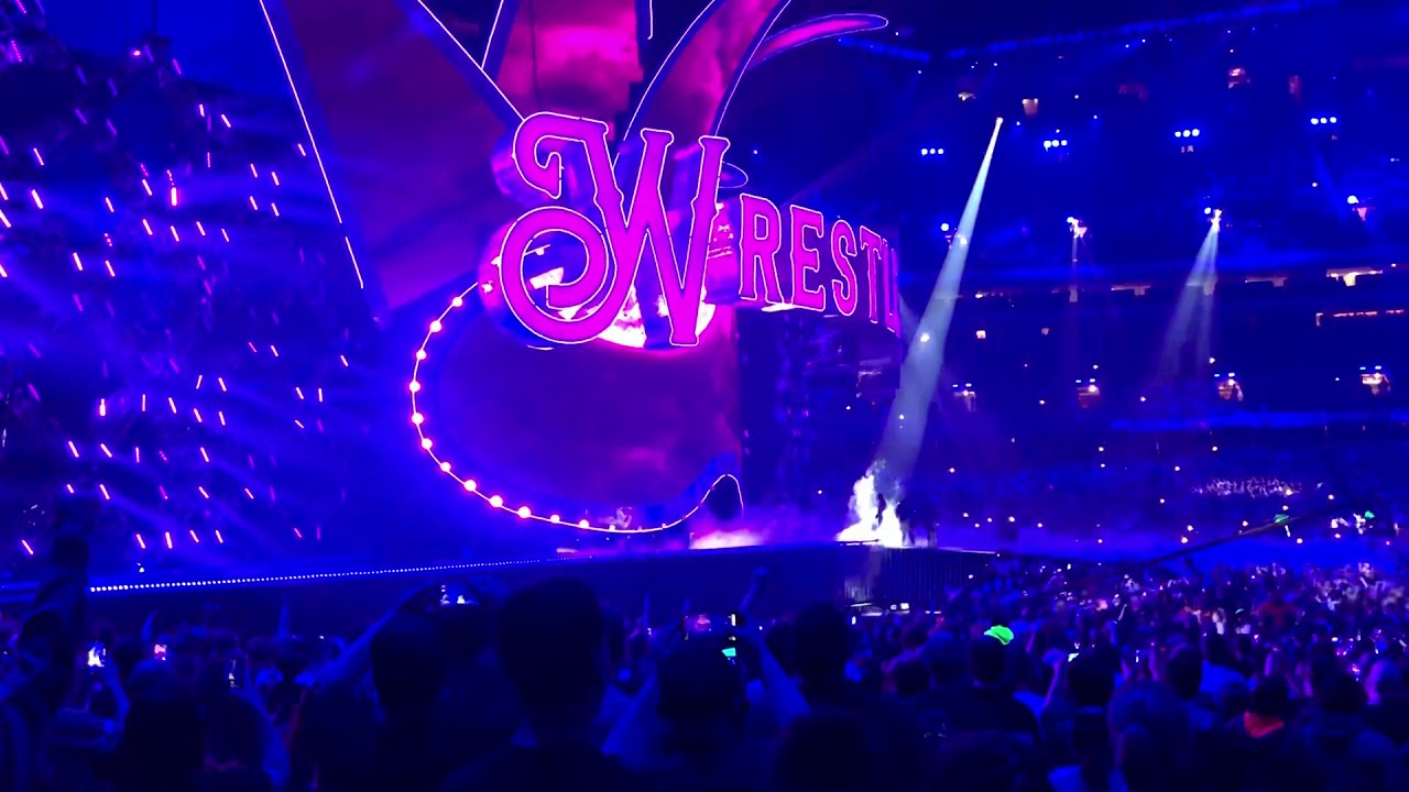 Wrestlemania 34 The Undertaker Exit!!! - YouTube