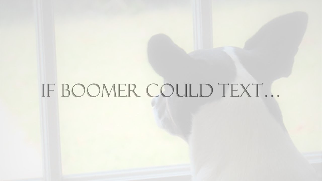 BOOMER TEXT MESSAGE FAST - YouTube