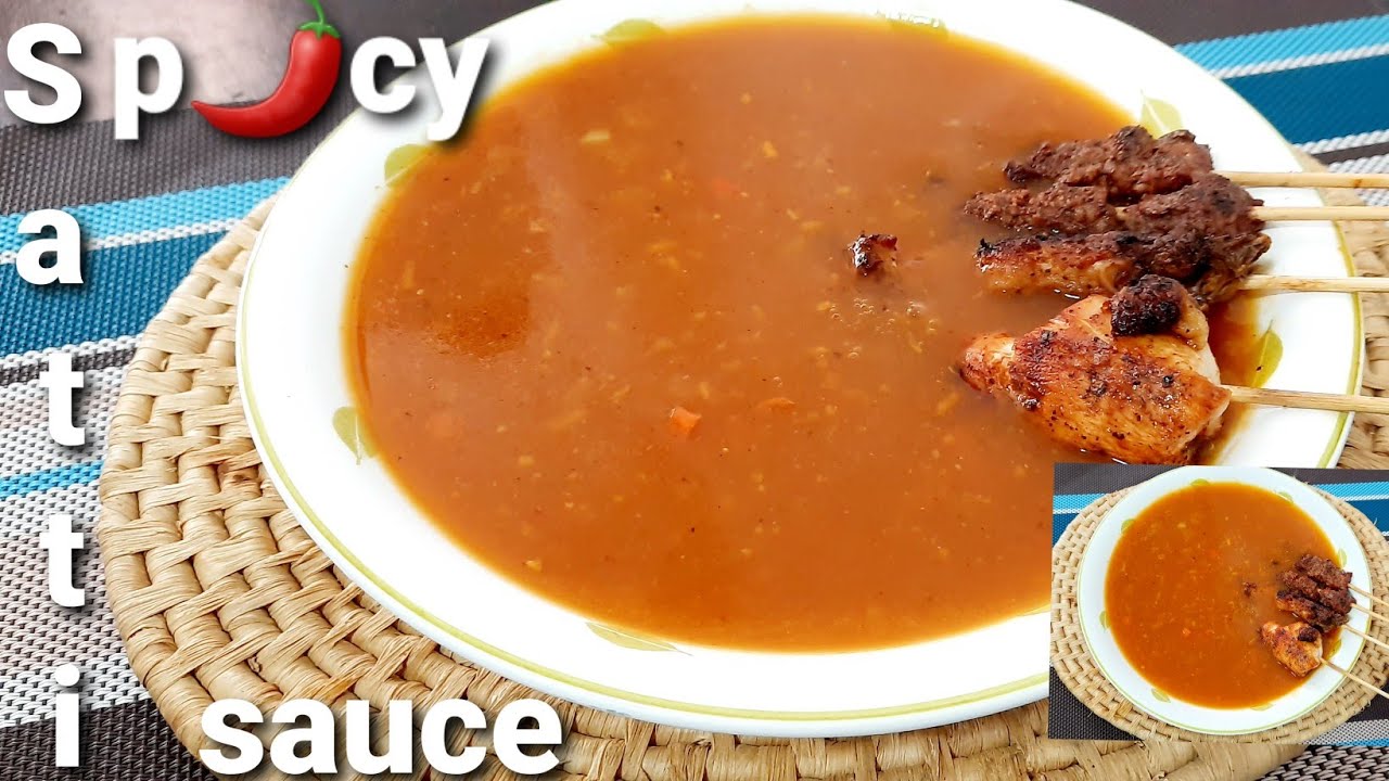 SPICY SATTI SAUCE | SATAY sauce - YouTube