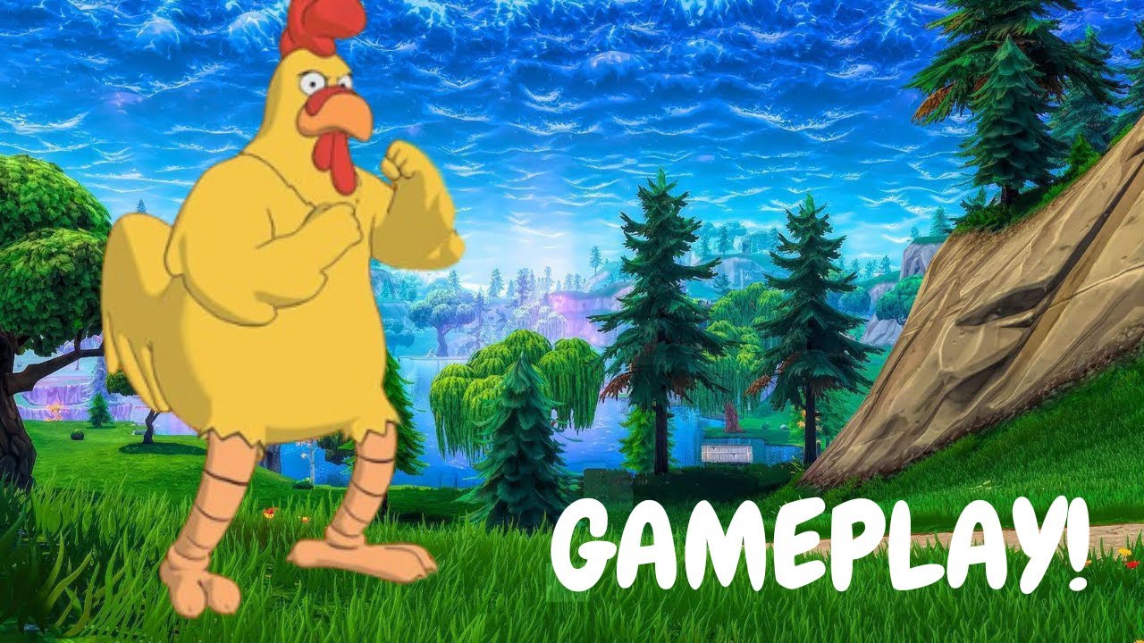 Gameplay of "new" chicken Fortnite skin! - YouTube