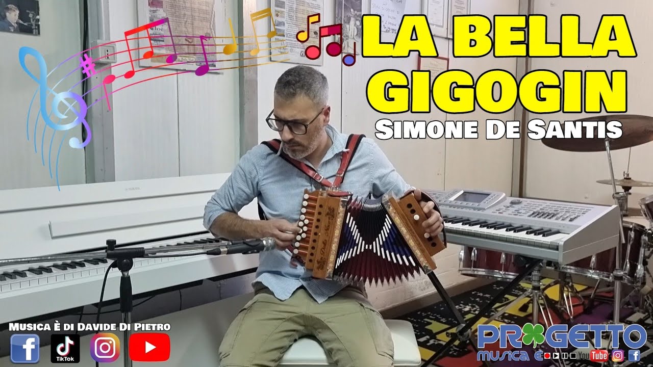 LA BELLA GIGOGIN | Organetto - Simone De Santis (Musica È) - YouTube