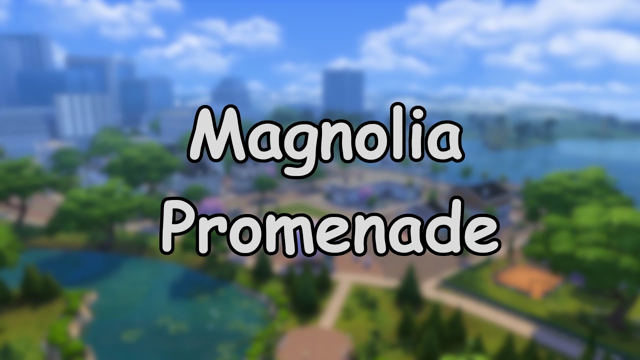 A day in Magnolia Promenade | Time Lapse (The Sims 4) - YouTube