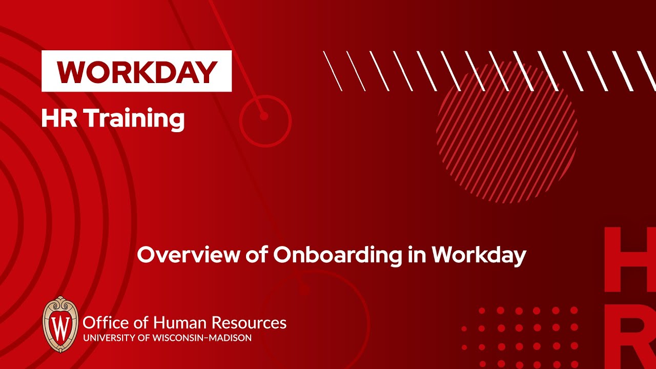 Overview of Onboarding in Workday - YouTube
