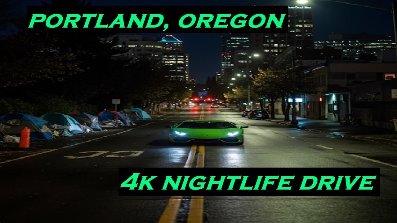 Portland, Oregon | 4k Night Driving | 2024 - YouTube