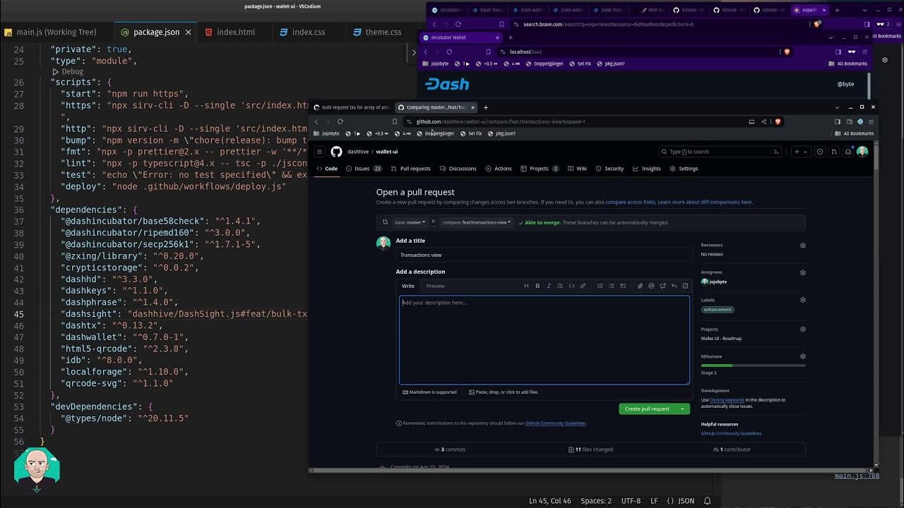 Astute Transactions 📦 (Ð) Incubator Wallet 🗃️ [HTML, JS & CSS] 📺 Episode 60 - YouTube
