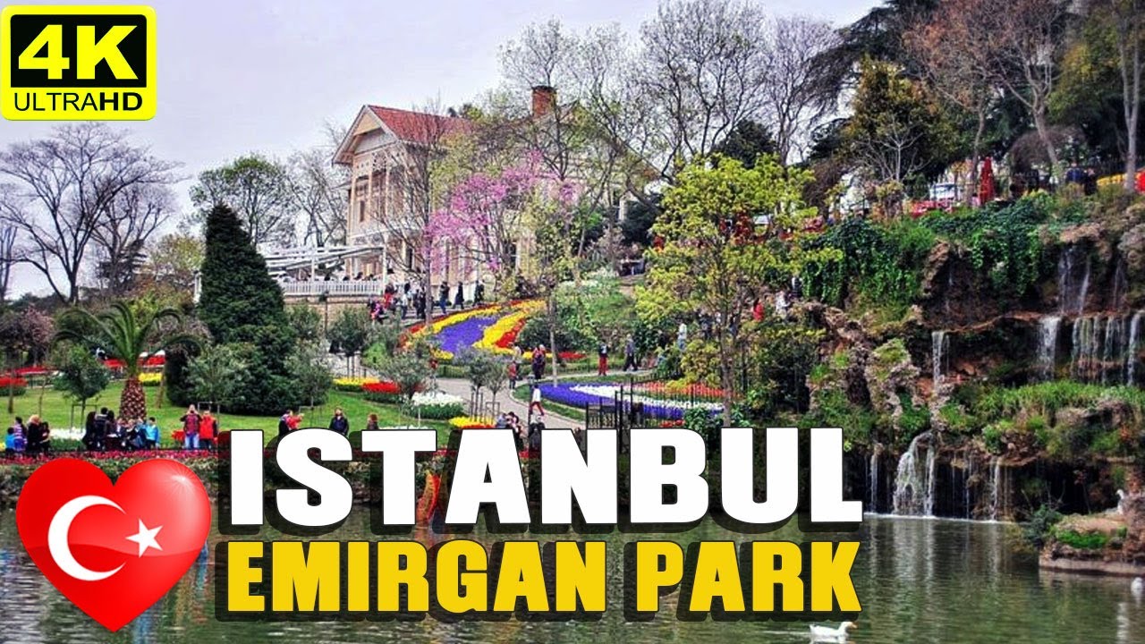 Walking in Istanbul Emirgan Park | Walking Tour | July 2021| 4k UHD ...