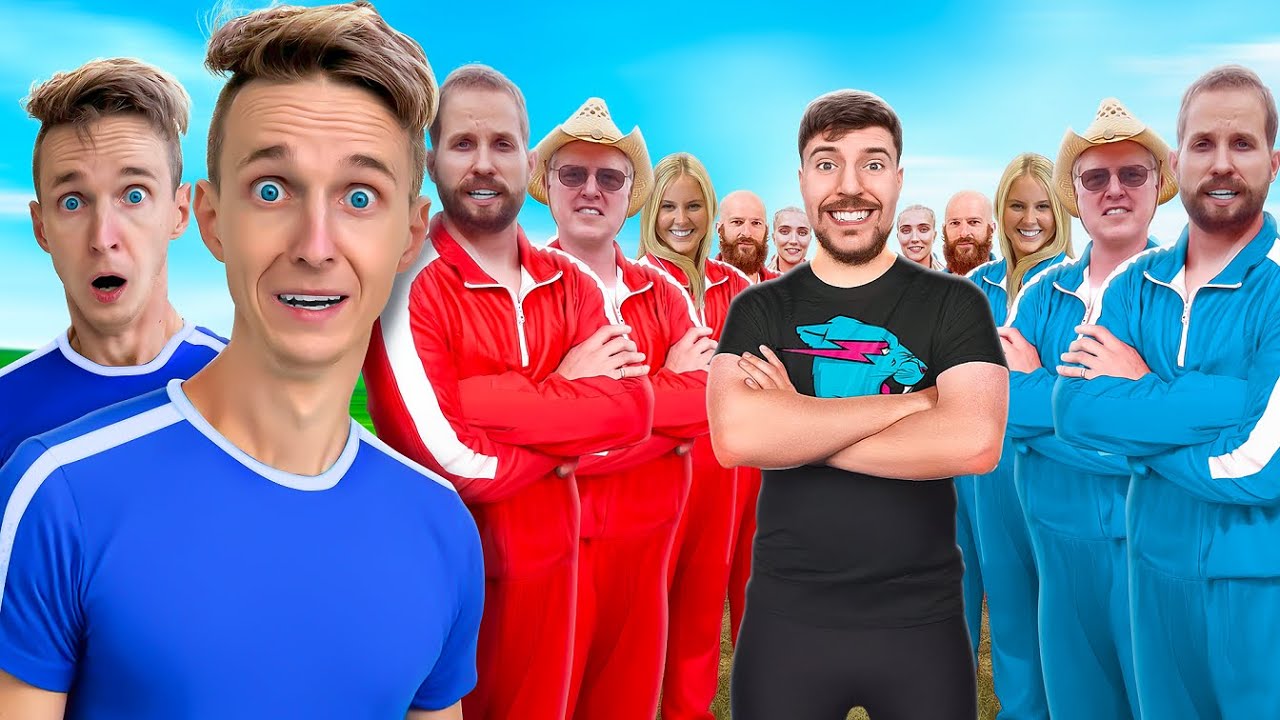 MrBeast CHALLENGED Us To Meet 100 Sets of TWINS - YouTube