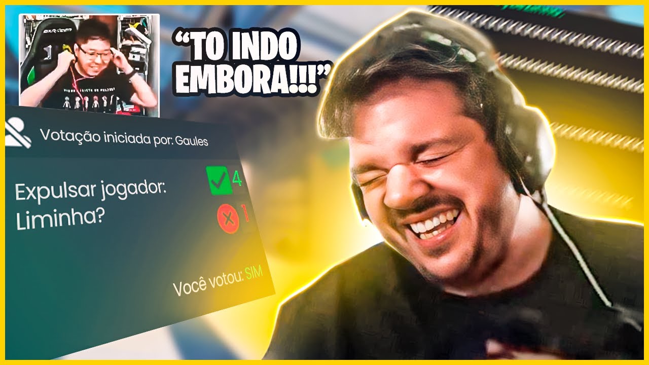 GAULES CHORA DE RIR QUANDO O LIMINHA É ALASTRADO 😂 - YouTube