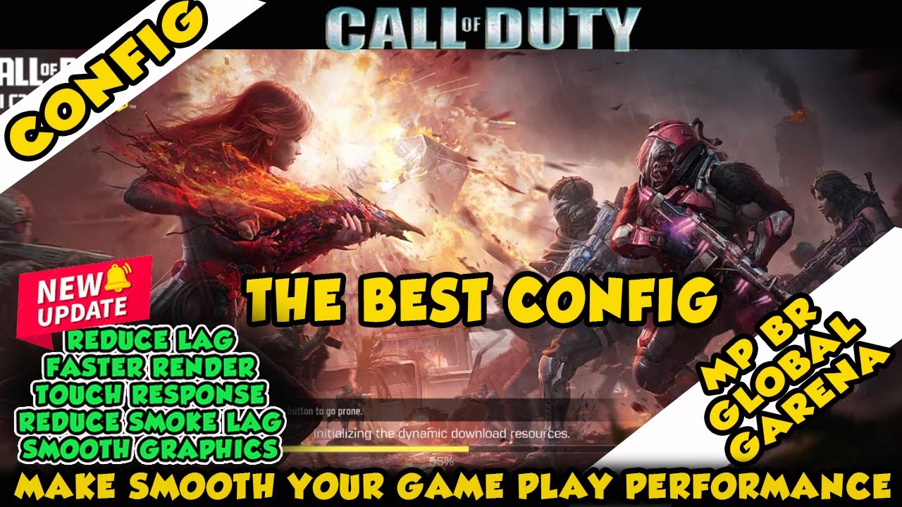 CALL OF DUTY 144p CONFIG NEW AUTO FIX LAG REMOVE FPS DROPS FOR LOW END ...