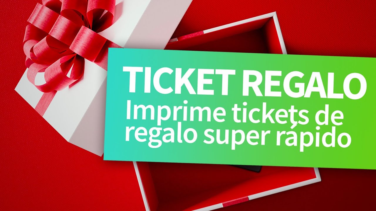 TPV Online: Imprime Tickets de Regalo - YouTube