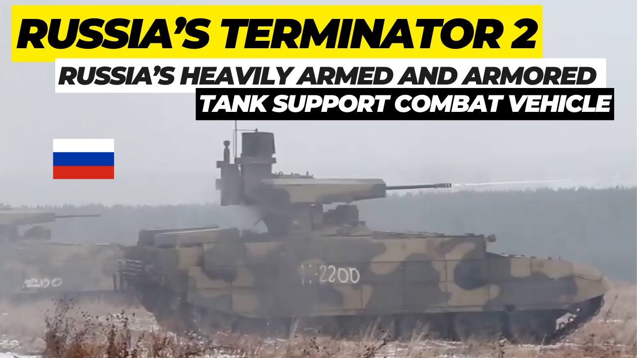 BMPT72 "Terminator 2" | Russia's heavily armed and armored tank support ...