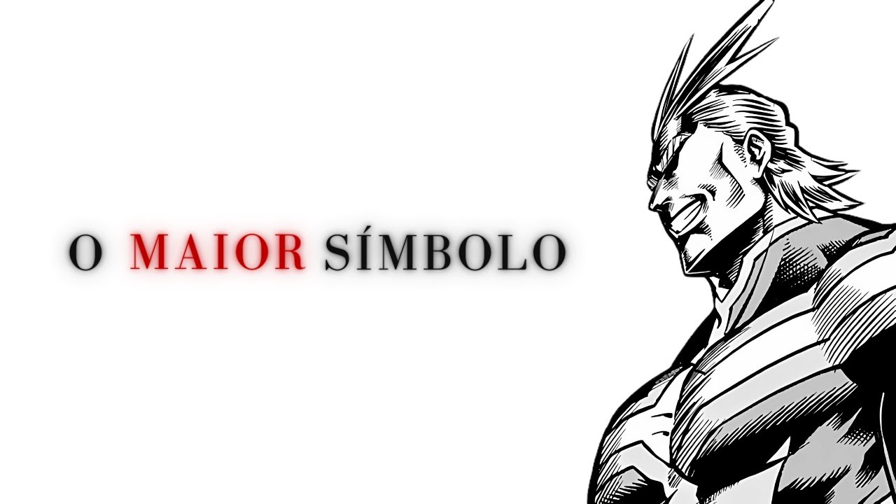 a MELHOR construção de um SÍMBOLO - All Might (Boku no Hero) - YouTube