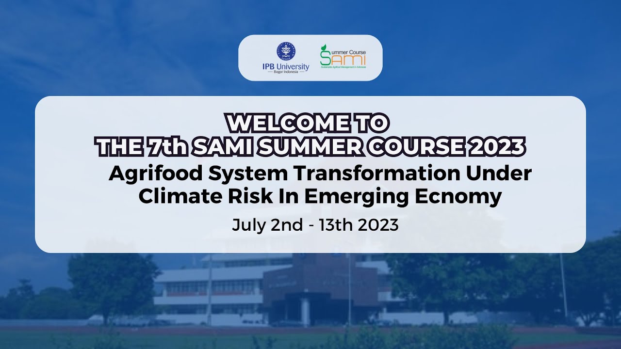 Introducing Participants of SAMI Summer Course 2023 - YouTube