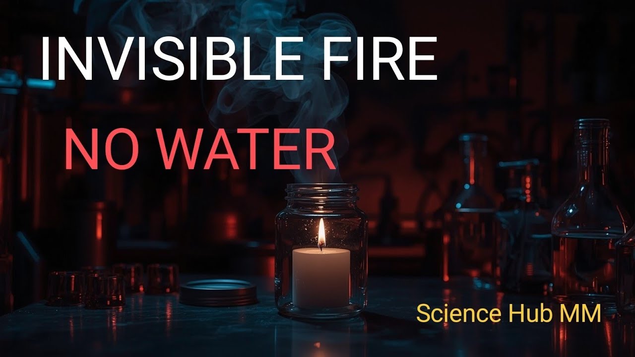 INVISIBLE FIRE EXTINGUISHER! How to put out a fire with NO WATER ...
